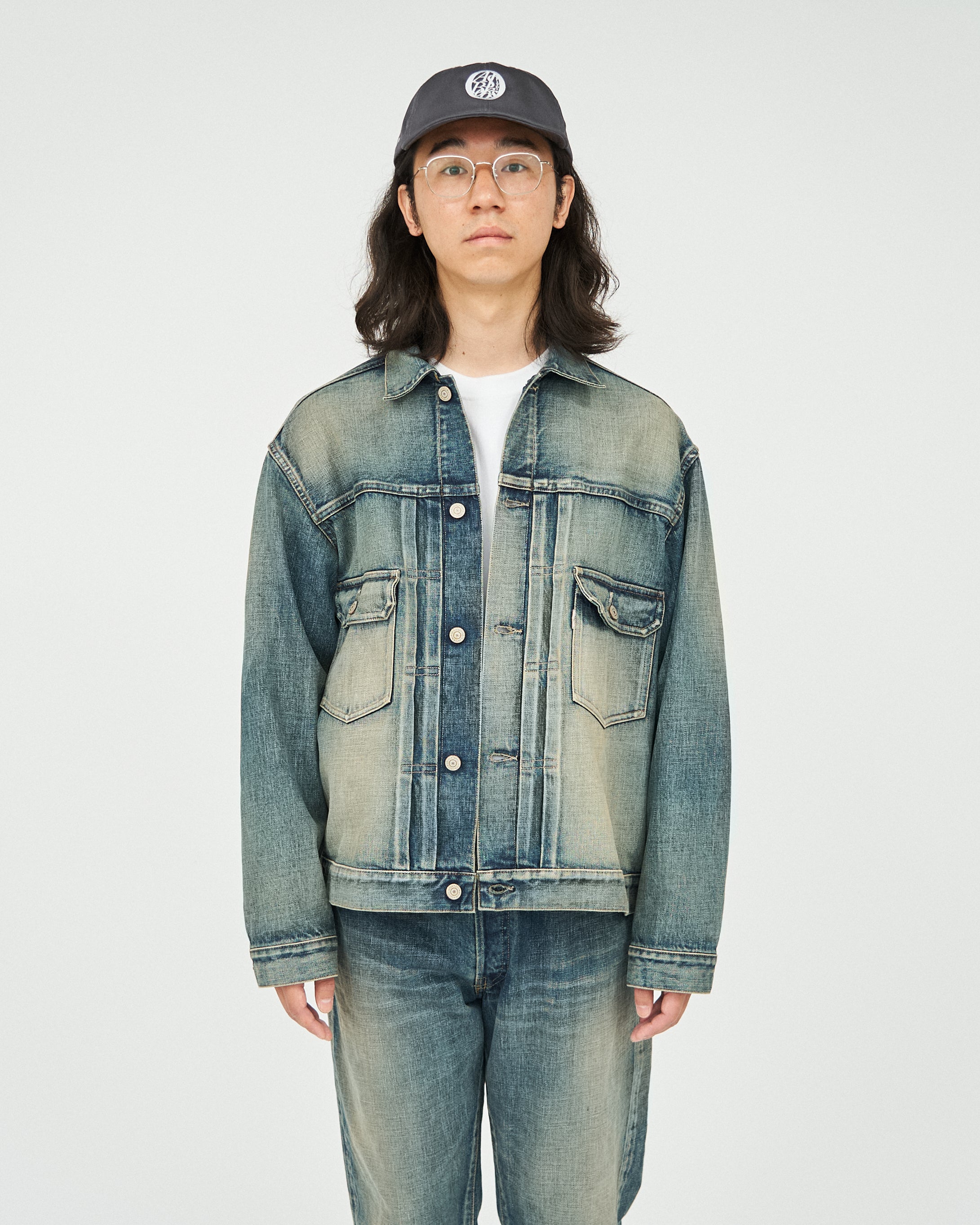 HYPER BIG CLASSIC VINTAGE ”2ND” SHUTTLE DENIM SIDE PANEL JACKET ...